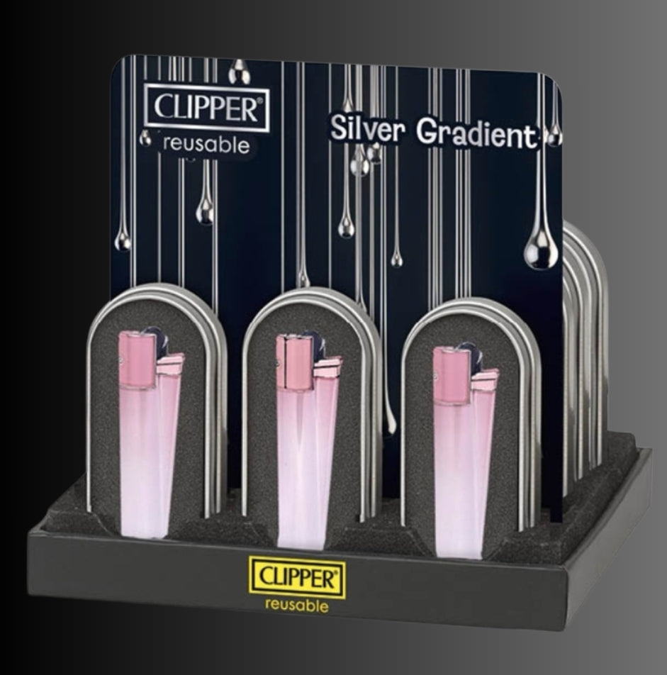 Clipper Metall "Silver Gradient" incl. Box – Die Clipperdealer