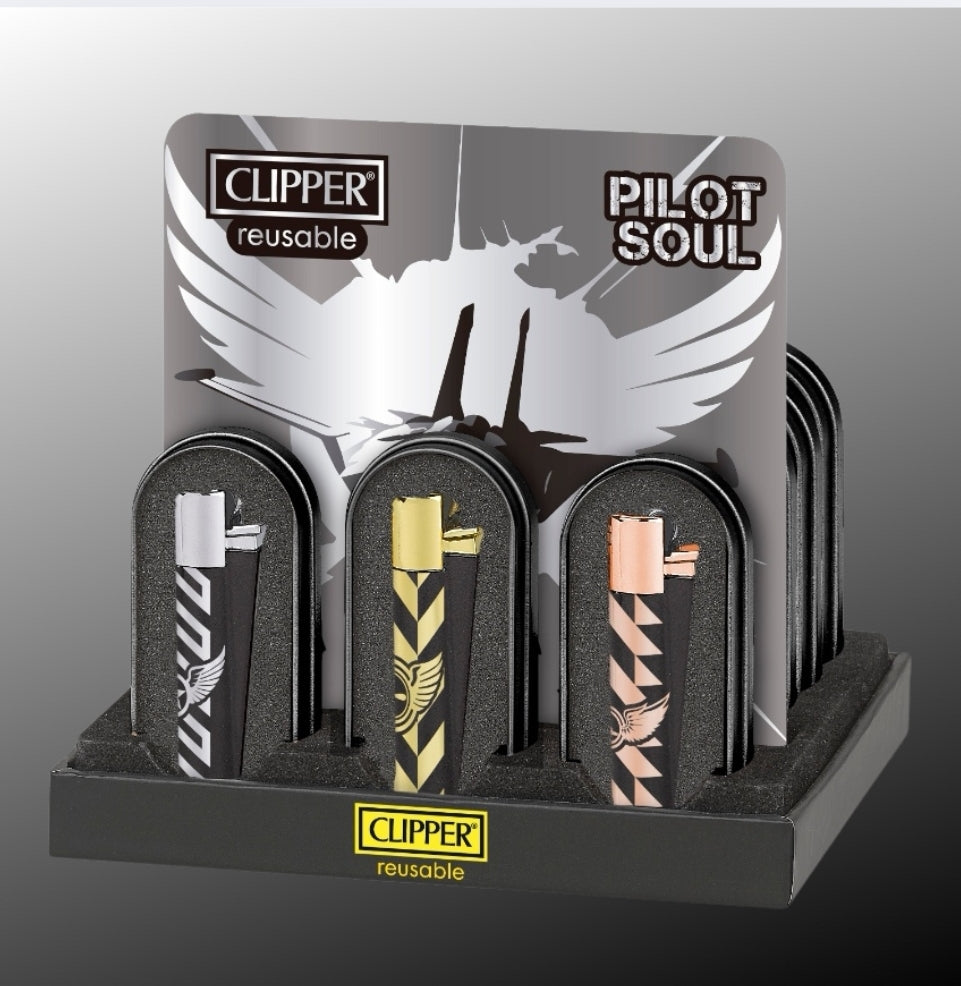 Clipper "Pilot Soul" Metall incl.Box – Die Clipperdealer