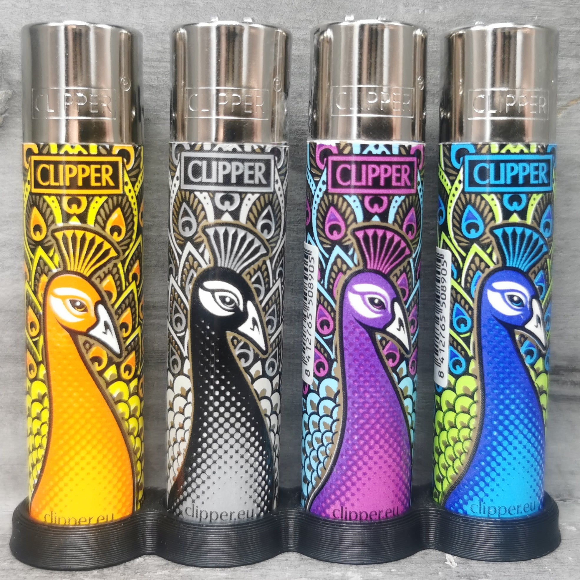 Clipper "Peacock" 4er Serie Red Pin – Die Clipperdealer