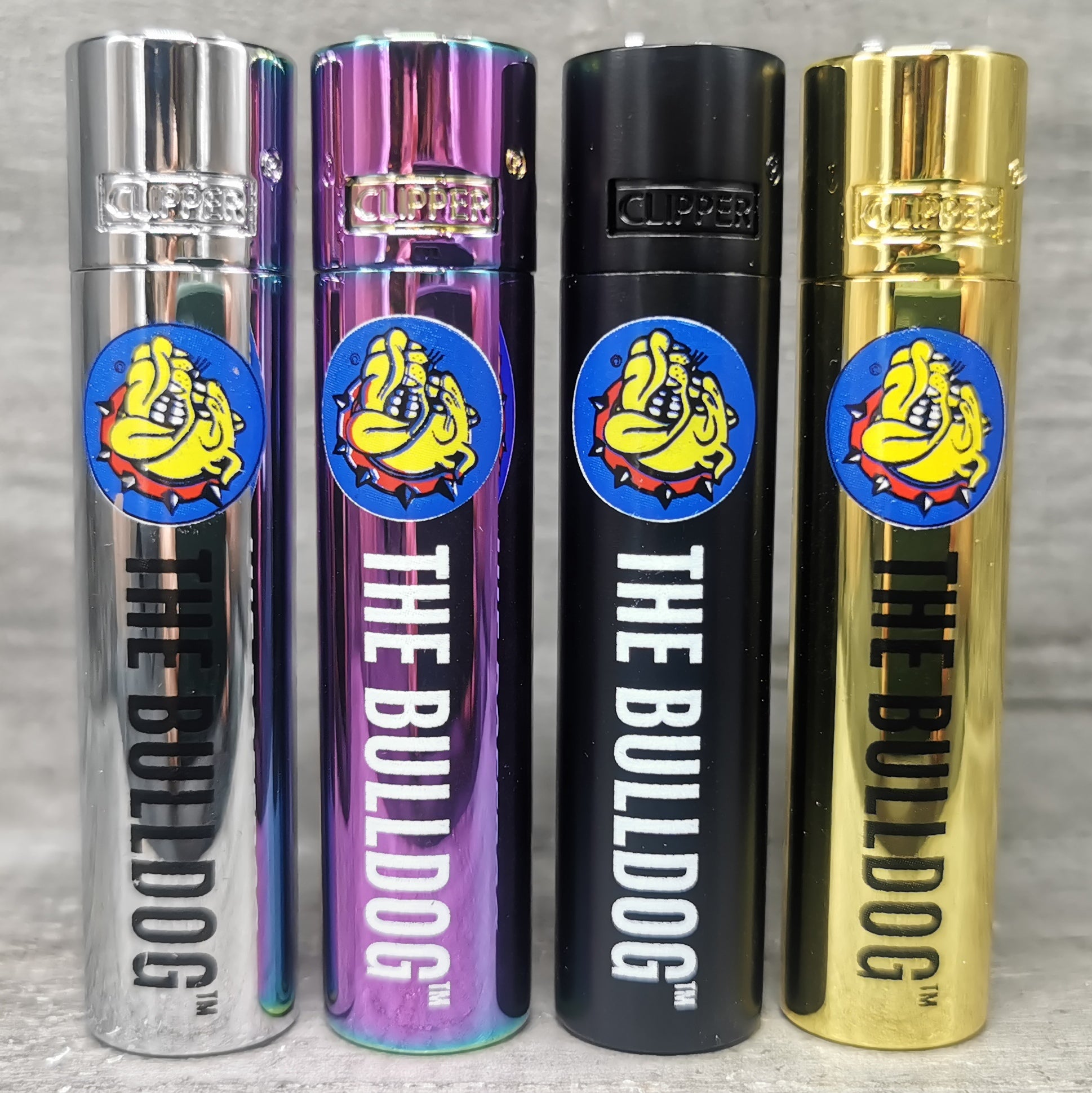 Clipper "BULLDOG" Amsterdam Metall incl.Box – Die Clipperdealer