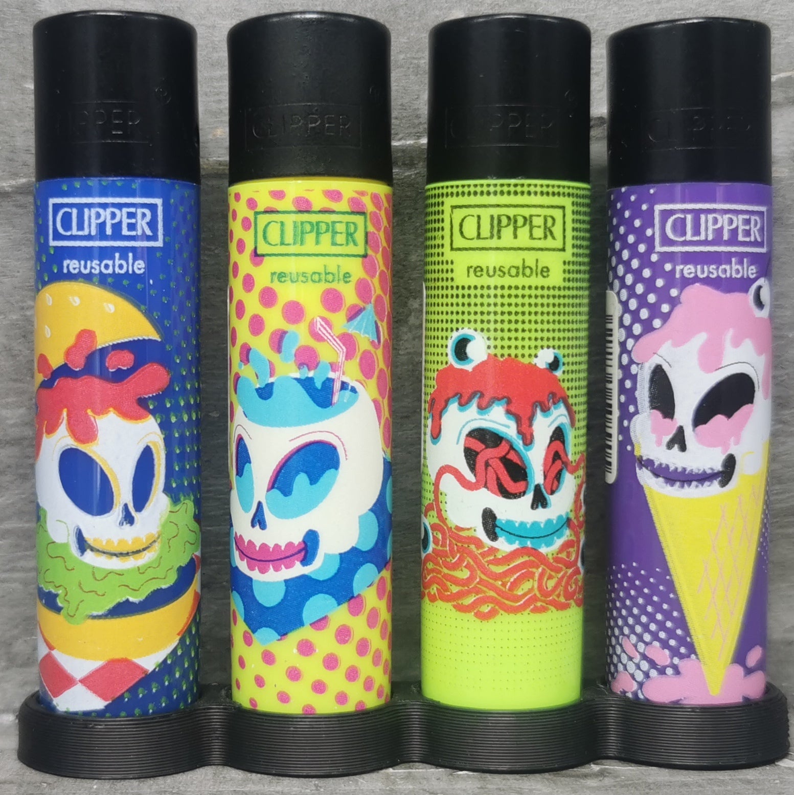 Clipper "Food Skulls" 4er Serie – Die Clipperdealer