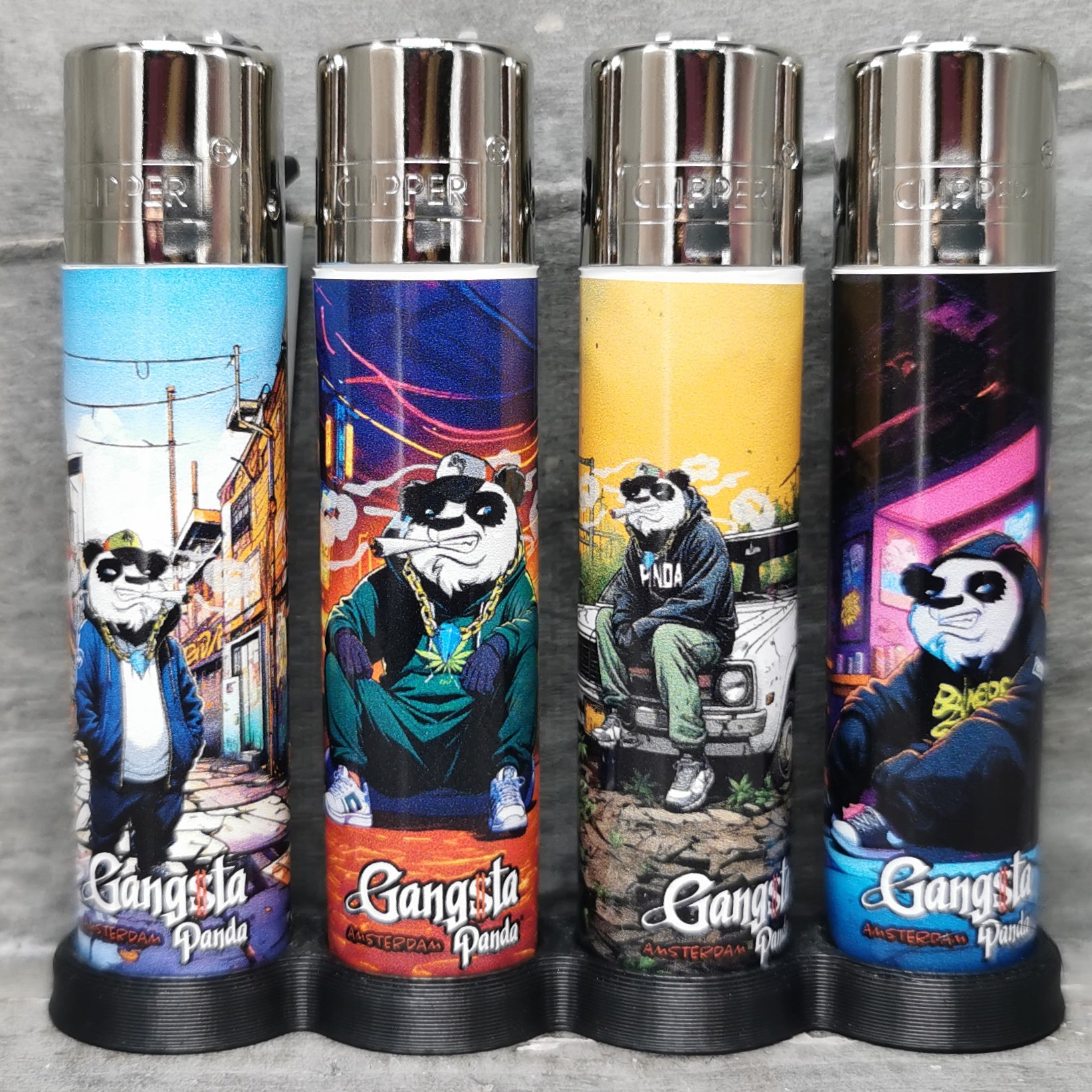Clipper "Gangster Panda" 4er Serie Motiv B Ltd – Die Clipperdealer