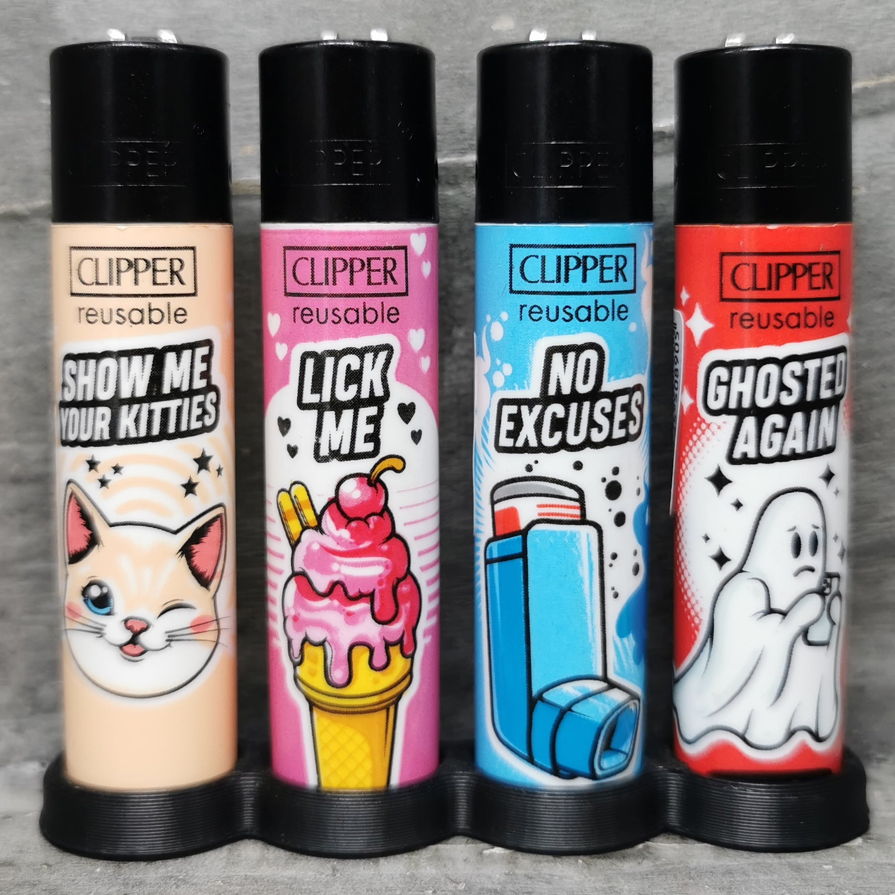 Clipper "Mix Slogan #12" 4er Serie – Die Clipperdealer