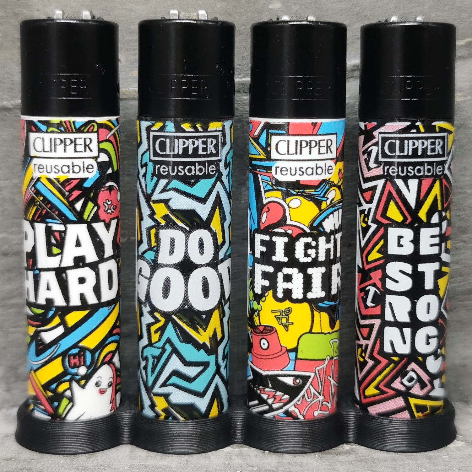Clipper "Graffiti Motos" 4er Serie – Die Clipperdealer