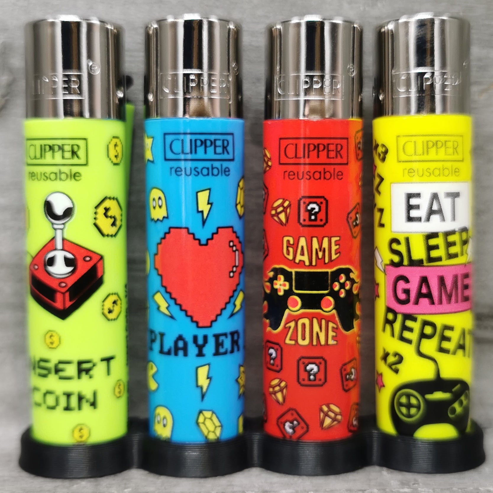 Clipper "Insert Coin" 4er Serie – Die Clipperdealer